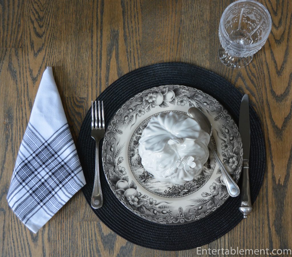 Black Toile Twelve Ways (Plus One) - Entertablement