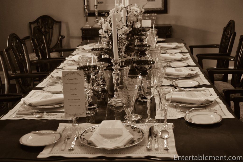 “Come and Dine” at Highclere Castle – The Dinner! | Entertablement