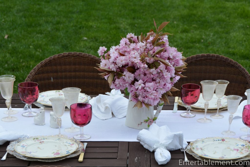 Pink Cherry Blossoms with Castleton Sunnyvale - Entertablement